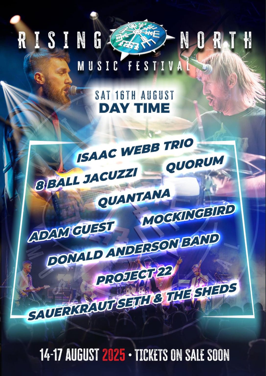 𝗦𝗮𝘁𝘂𝗿𝗱𝗮𝘆 𝗱𝗮𝘆 𝘁𝗶𝗺𝗲 𝗲𝘃𝗲𝗻𝘁 𝗹𝗶𝗻𝗲-𝘂𝗽 𝗮𝗻𝗻𝗼𝘂𝗻𝗰𝗲𝗱 – Rising North Music Festival